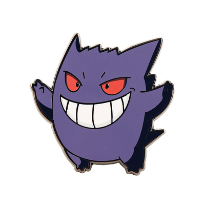 FooLii孚狸宝可梦耿鬼金属徽章