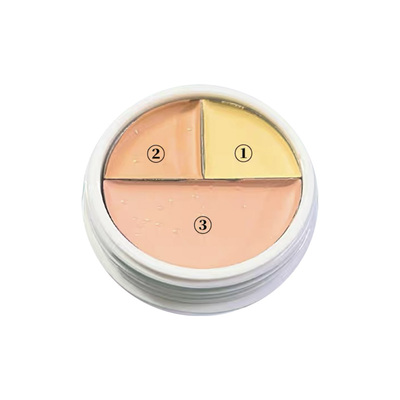 歌剧面具魅影遮瑕膏盘小样试色