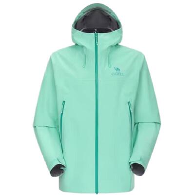 骆驼王者凯甲户外硬壳冰湖绿色冲锋衣女防风防水新款外套登山服男