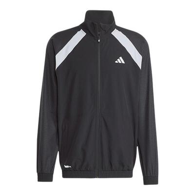 【自营】adidas阿迪达斯男子速干撞色拼接梭织挺阔外套夹克JV6950
