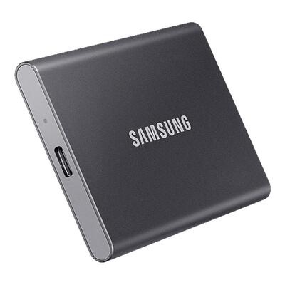 三星T7移动固态硬盘1TB USB3.2电脑安卓手机硬件加密外置两用PSSD