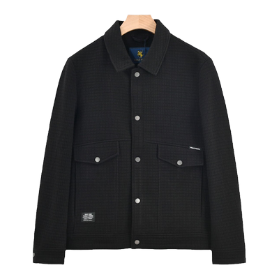 保罗彼得翻领秋季夹克外套