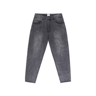 idlt90s高质重磅灰色锥形牛仔裤