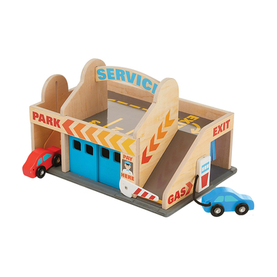 Melissa&Doug汽车停车场洗车玩具