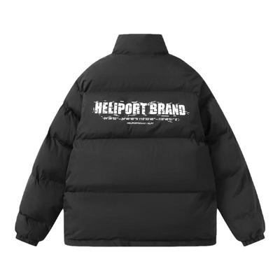 HELIPORT停机坪数码字体棉服