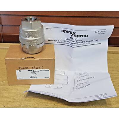 New Spirax Sarco MST21 12 BSP Stream Trap **READ** BODY  CAP
