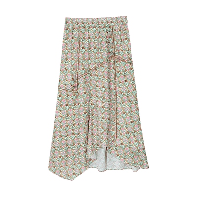 南法假日/MSLAN度假风松紧腰半裙