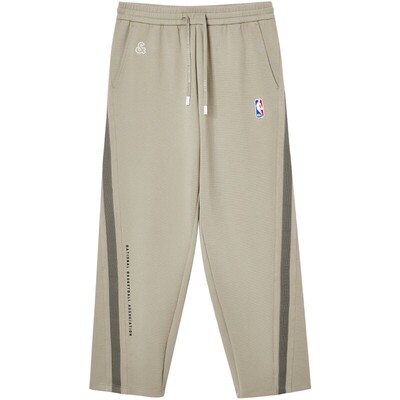 杰克琼斯春季卫裤长裤子休闲宽松版型NBA联名时尚百搭潮流男装