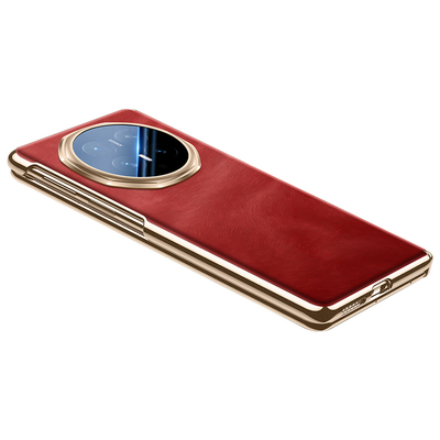 适用荣耀MagicV6手机壳新款magicv6真皮中轴折叠v6全包防摔高级感男女v6奢华超薄商务支架v6磁吸高端保护套