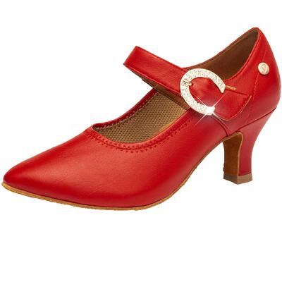 东方名派女士摩登舞鞋羊皮探戈鞋