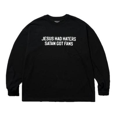 SUPERTOFU(SPTF) AW24 人无完人 标语印花 主题图案唛头 长袖T恤