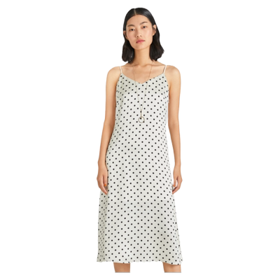 歌莉娅吊带连衣裙醋酸复古长裙