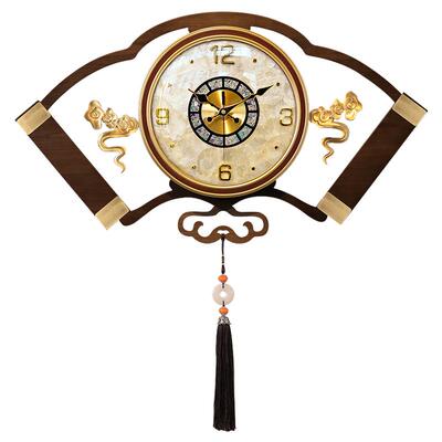 【静音贝壳表盘】挂钟！高颜值！