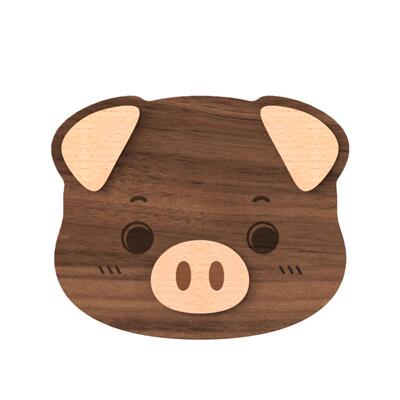 实木生肖儿童乳牙收纳盒