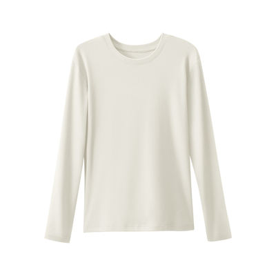 alex stevens打底神器 长袖修身打底衫t恤女春秋圆领保暖内搭上衣