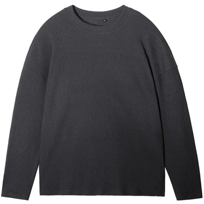 松弛感肌理宽松显壮长袖T恤休闲