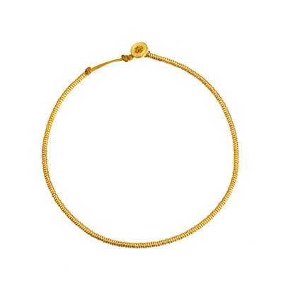 老克勒足金999隔片手链百搭铜钱