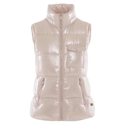 女秋冬时尚立领宽松保暖羽绒马甲