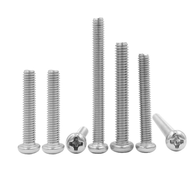 818十字盘头304不锈钢圆头螺丝钉