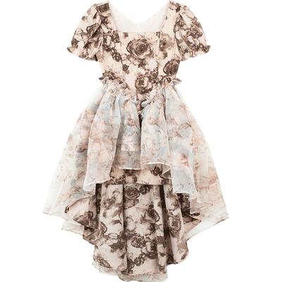 凯莉欧法式复古公主裙前短后长