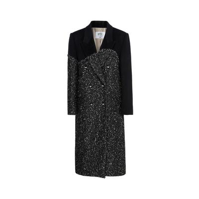 【商场同款】HPLY荷比俪新款质感拼料大衣女HMD43500149