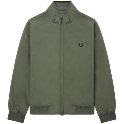 FRED PERRY男士休闲夹克2025冬季拉链麦穗刺绣宽松立领外套J2660