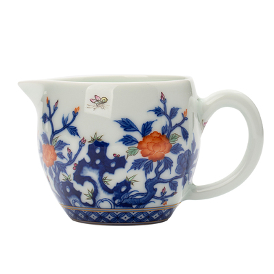 诚德轩公道杯斗彩茶具配件