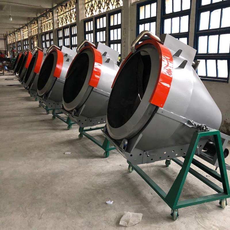 茶叶朝天锅杀青机 柴火铸铁炒茶机 全自动茶叶加工仿手工烘干机械