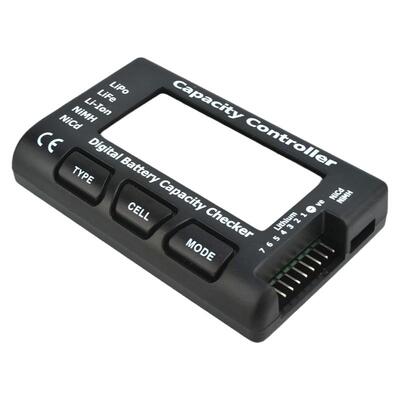 模型锂电池测试仪cellmeter-7 数字电压电量BB响测电器2-7S电显