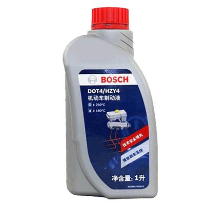 博世刹车油DOT4汽车专用刹车油全合成制动液汽车离合器油通用型1L