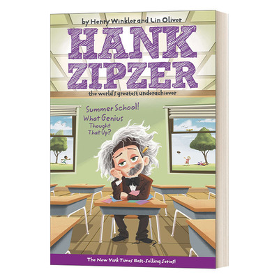 英文原版 Hank Zipzer 08 Summer School! What Genius Thought That Up 汉克历险记8 暑假上课！是哪位天才想出来的 英文版进口书