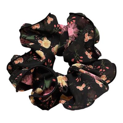 侈度饰品碎花雪纺大肠圈