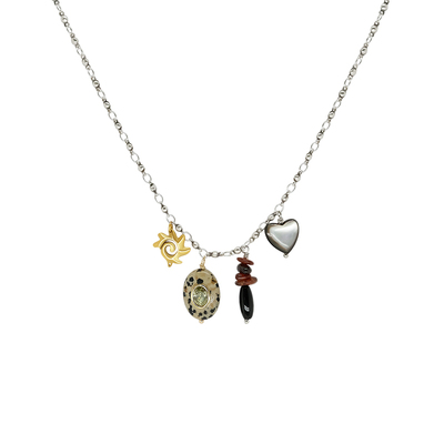 LAZYCIRCLES虎眼石海星项链