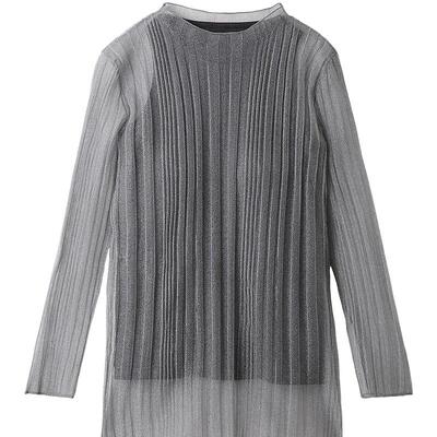 Mila Owen春夏休闲时尚薄纱长袖T恤背心两件套09WNT242320