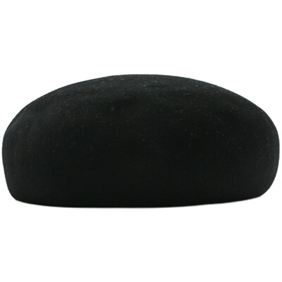 网红百变可折叠羊毛呢贝雷帽子