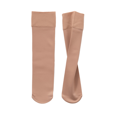 6双永春2583加长短袜女秋冬加绒保暖短袜子30厘米穿九分裤不漏边