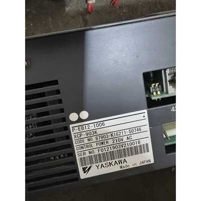 非标价安川控制器PEB121006控制面板XCP903K议价