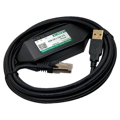 汇川伺服下载线调试电缆数据通讯