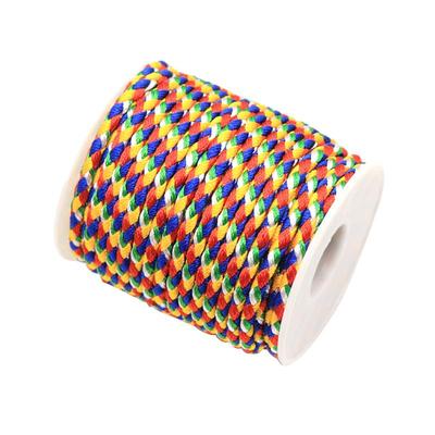 端午节五彩绳diy手工编织手绳