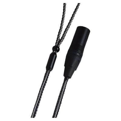 双边3.5插头镀银线HE400se耳机线