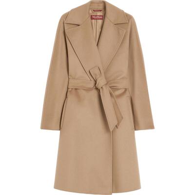 【季末甄选】 MaxMara 女装绵羊毛大衣外套6016095106