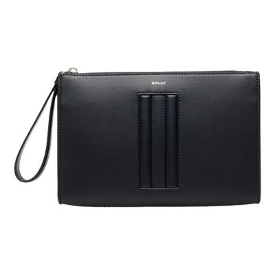 【尊享特惠】BALLY巴利深蓝色牛皮革男士手拿包6310280