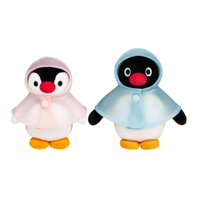 KKV正品Pingu MINI对子毛绒挂件学生可爱包包挂件钥匙扣圣诞礼物