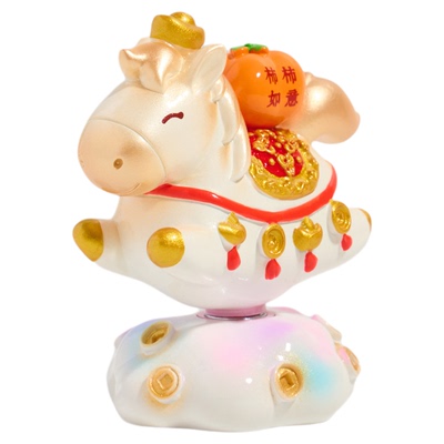 「小马财财」正版转转文创办公解压桌面摆件马年洛阳文化节日礼物