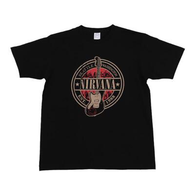 NIRVANA涅槃乐队摇滚长短袖T恤