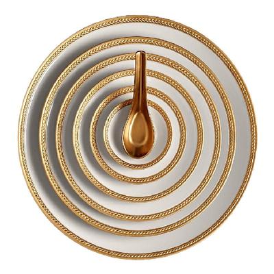 l'objet24k金进口手绘欧式牛排盘