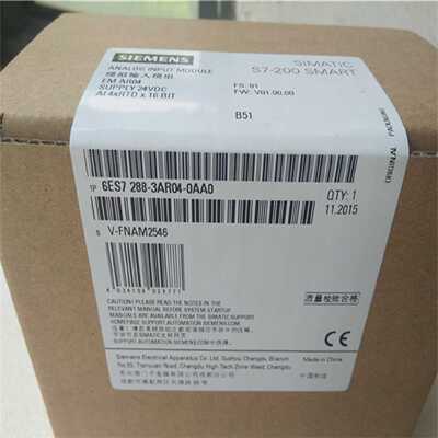 议价6ES7288-3AR04-0AA0全新EMAR04模块6SE6400-1PB00-0AA0