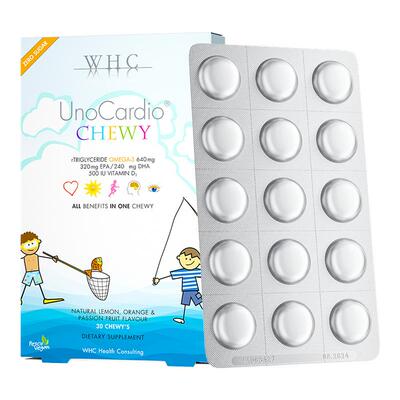 比利时whc小超人儿童鱼油DHA补脑护眼维生素D3记忆力Omega3鱼油