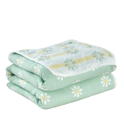 纯棉六层纱布毛巾被100全棉盖毯