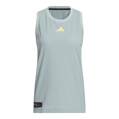 Adidas/阿迪达斯官方正品2026女士宽松运动T恤透气圆领背心KC0341